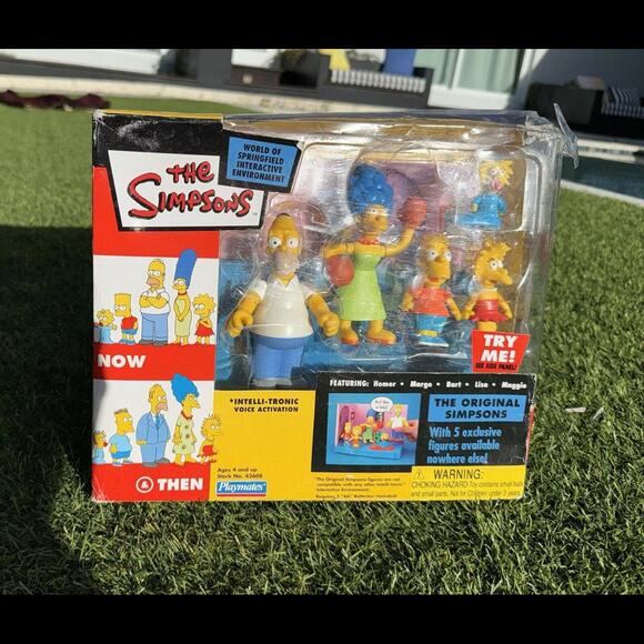 Toys | Simpsons Now And Then Original Simpsons Playmates Talking | Poshmark